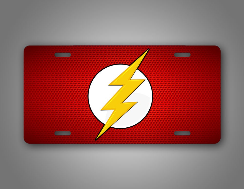 Flash Lightning Bolt License Plate PERFECT GIFT Aluminum - Etsy
