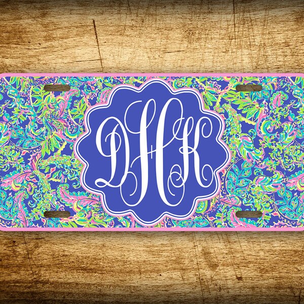 Monogrammed Plate - Etsy