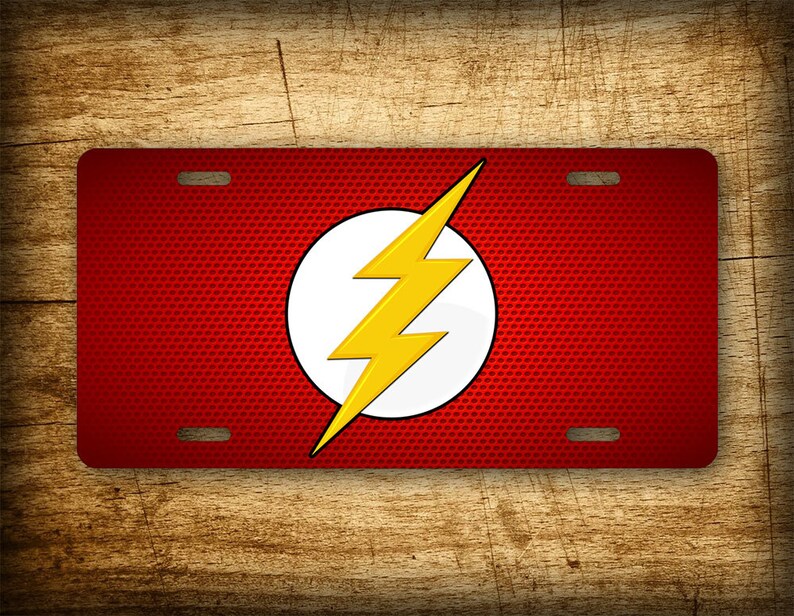 Flash Lightning Bolt License Plate PERFECT GIFT Aluminum - Etsy