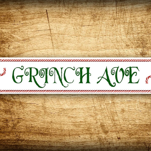 Grinch Street Sign - Etsy