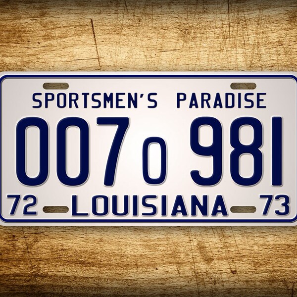 Louisiana Sportsman License Plate - Etsy