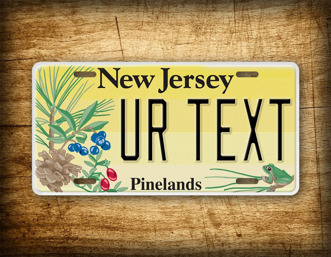 Personalized New Jersey Pinelands Custom 6x12 Novelty License Plate - Etsy