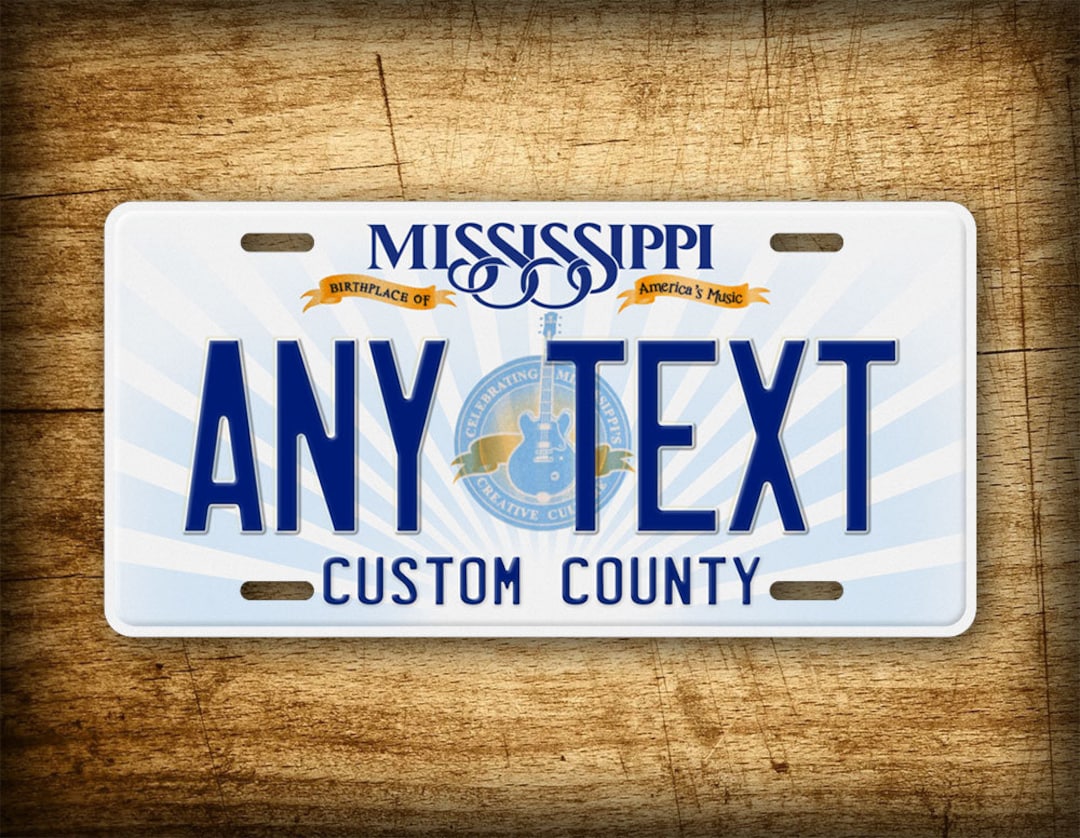 Personalized Mississippi State Birthplace of Americas Music Custom 6x12 ...
