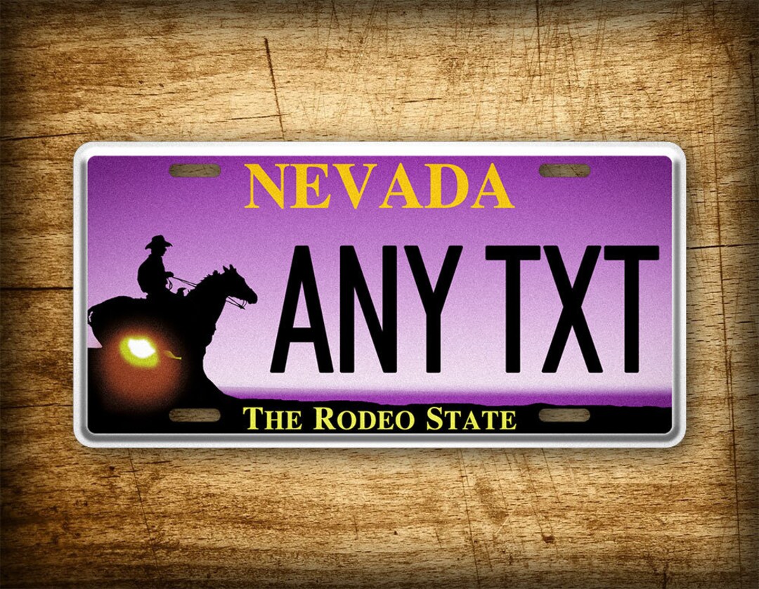 Personalized Nevada the Rodeo State Custom 6x12 Novelty License Plate ...