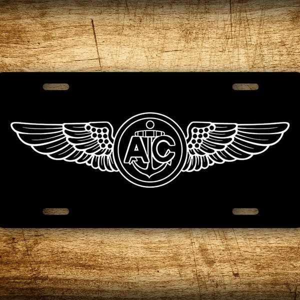 Aircrew Wings License Plate - Etsy