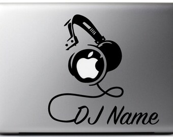 Dj laptop decal | Etsy