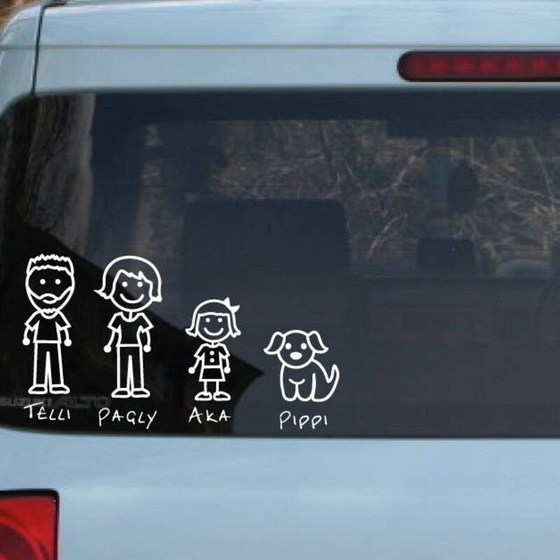 Family Car Stickers - Etsy