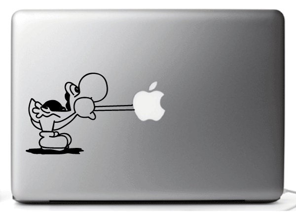 Stickers YOSHI Mario BROS Decal Adesivi per MAC Macbook | Etsy UK