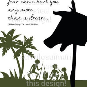 PRINTABLE Poster LORD of the FLIES by William Golding, Book Lovers ...