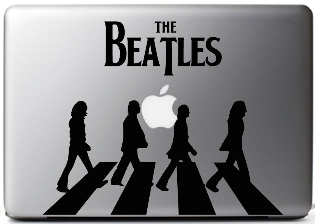 Stickers Decal the BEATLES ABBEY Road for MAC - MacBook Pro Air. 11, 13 ...