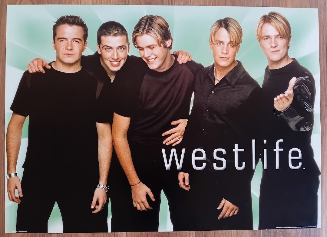 Westlife Original 2000 Vintage Poster - Etsy