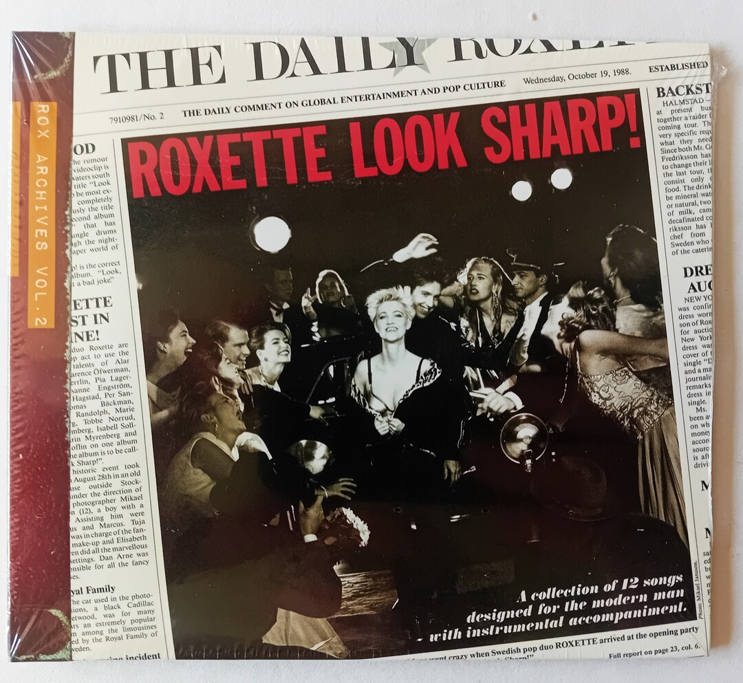 Roxette - Look Sharp! CD 2009 Remastered Digisleeve Brand New Sealed - Etsy
