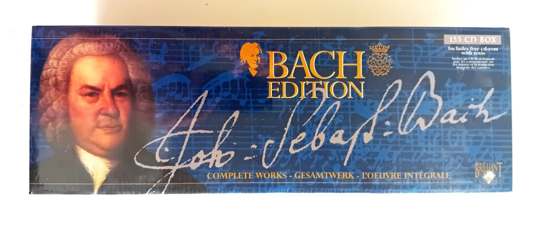 Johann Sebastian Bach 155CD Box Set Complete Works 2006 Brand New ...
