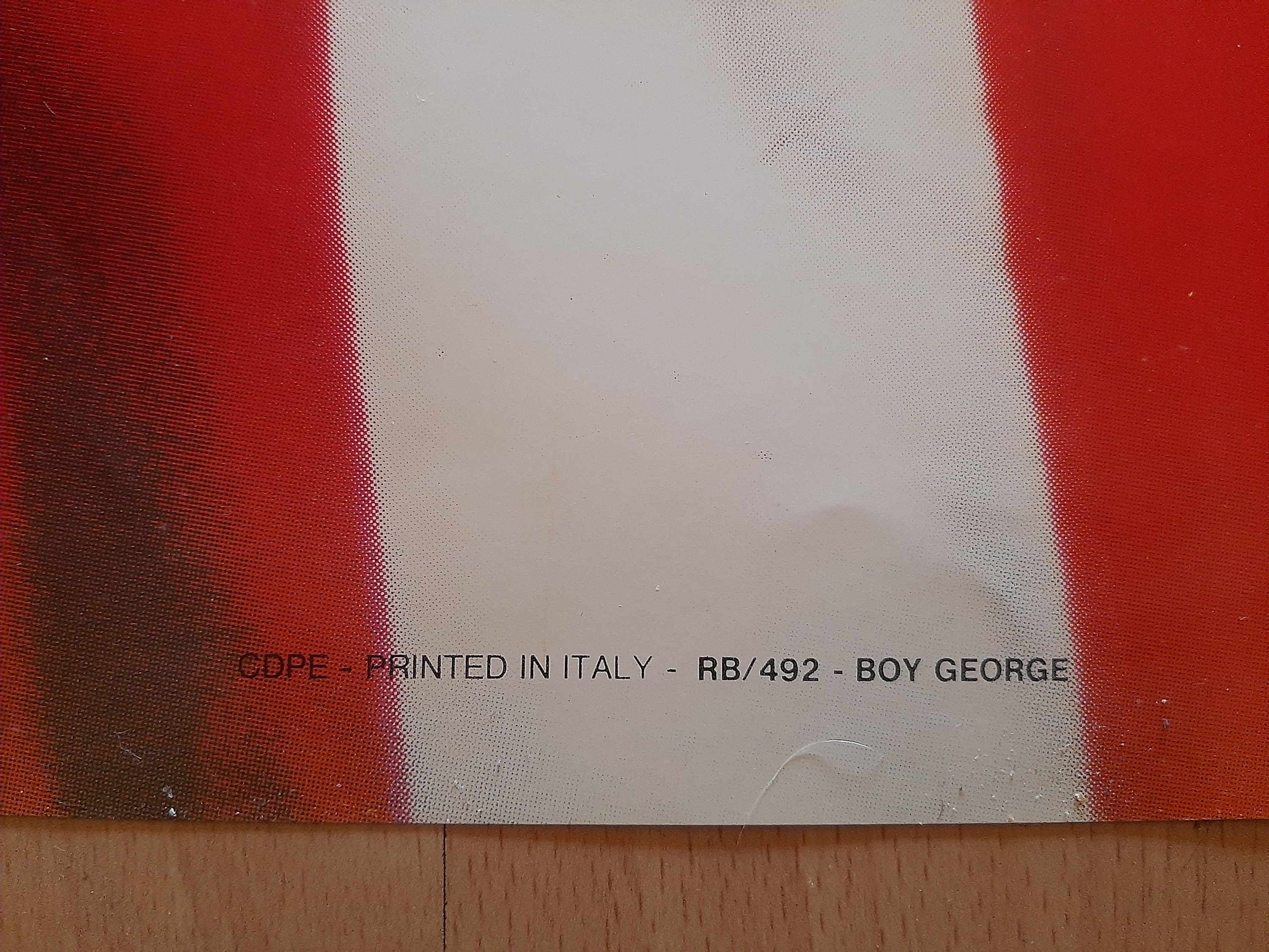 Boy George Vintage 1980's Authentic Poster - Etsy UK