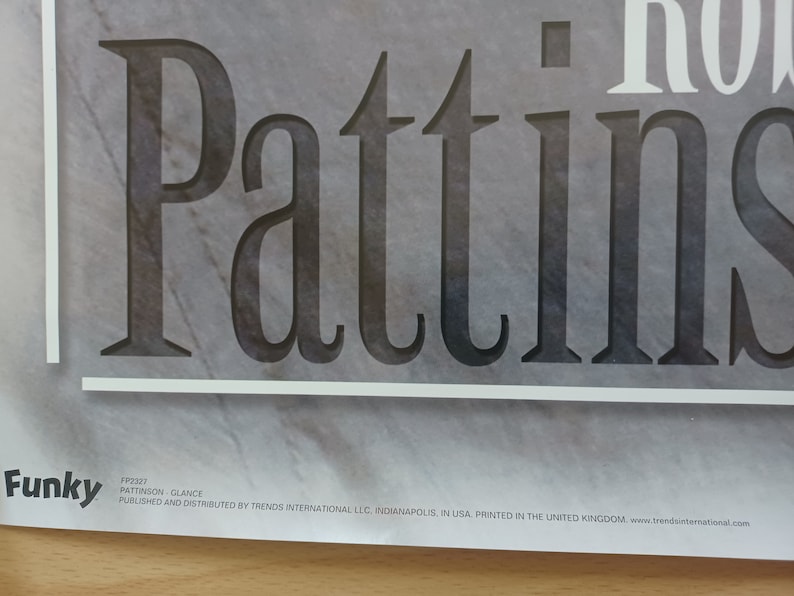 Robert Pattinson Original Poster - Etsy