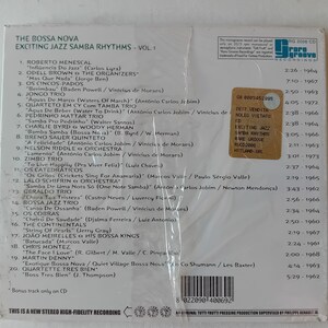 The Bossa Nova Exciting Jazz Samba Rhythms Vol 1 CD 2001 Digipak Brand New Sealed - Etsy