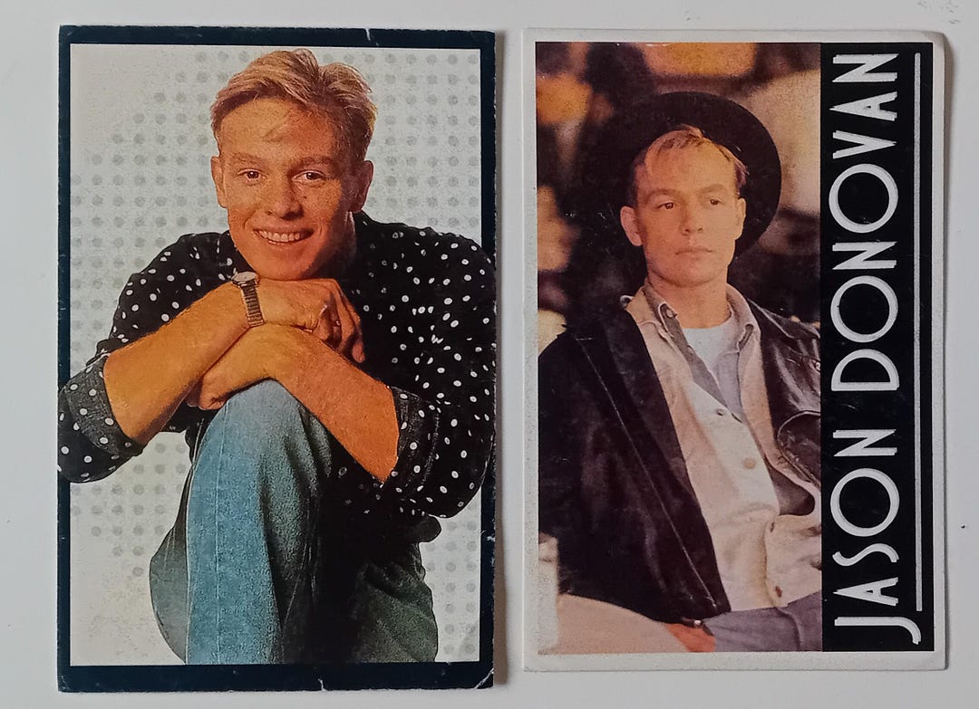 Jason Donovan 1980's 2 Vintage Sticker - Etsy