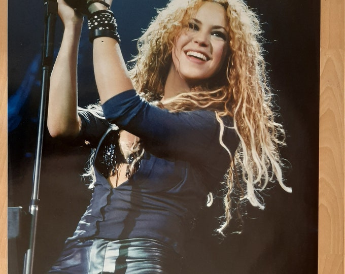 Shakira Authentic 2002 Poster - Etsy