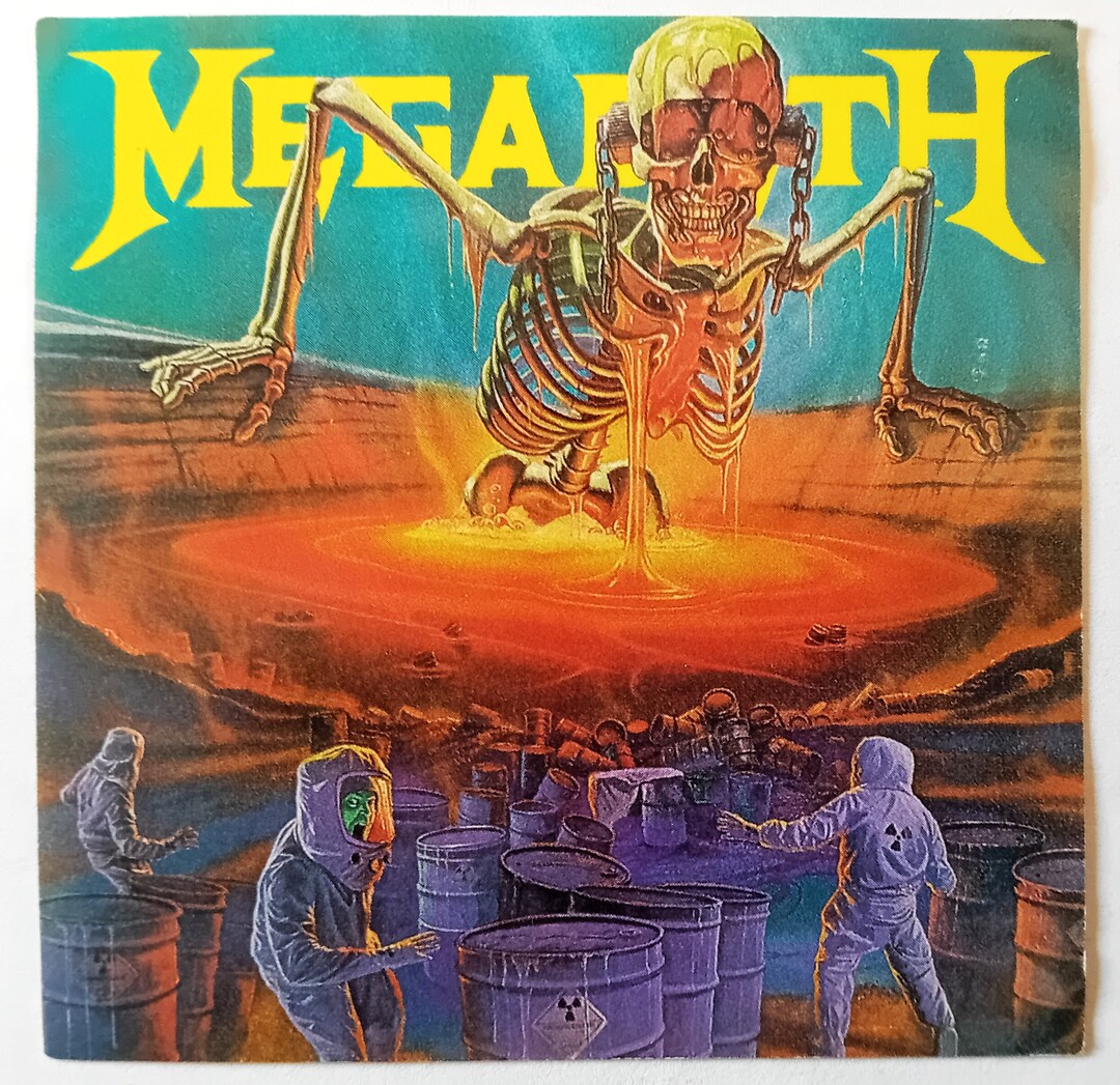 Megadeth 1980's Vintage Sticker - Etsy