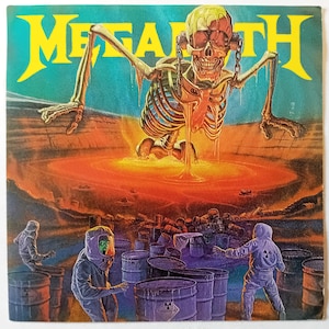 Megadeth 1980's Vintage Sticker - Etsy