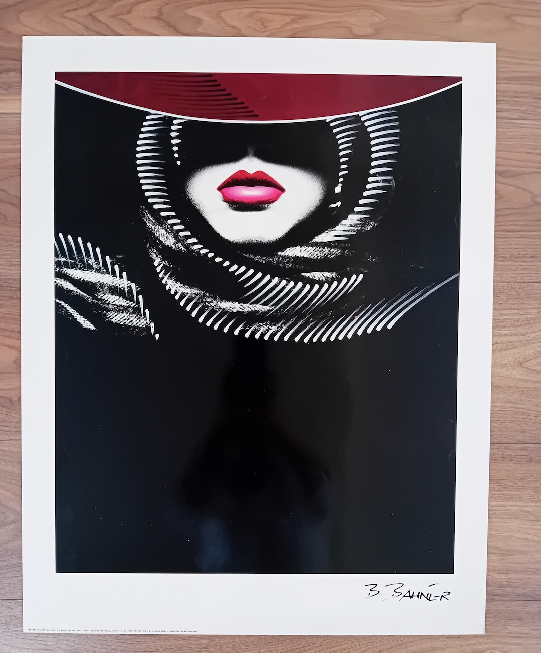 Bertram Bahner Original 1986 Poster - Etsy