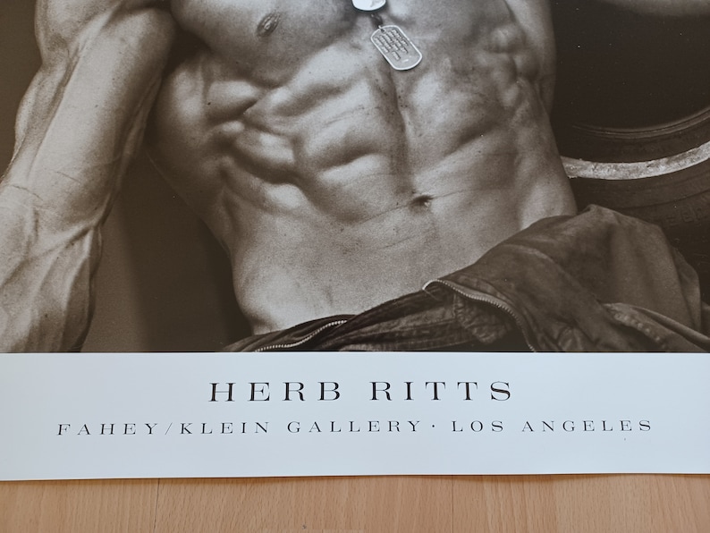 Herb Ritts ' Fred With Tires I' Authentic 2002 Poster - Etsy