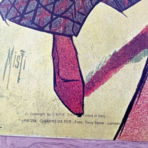 Misti Chemins De Fer Vintage 1980's Poster - Etsy