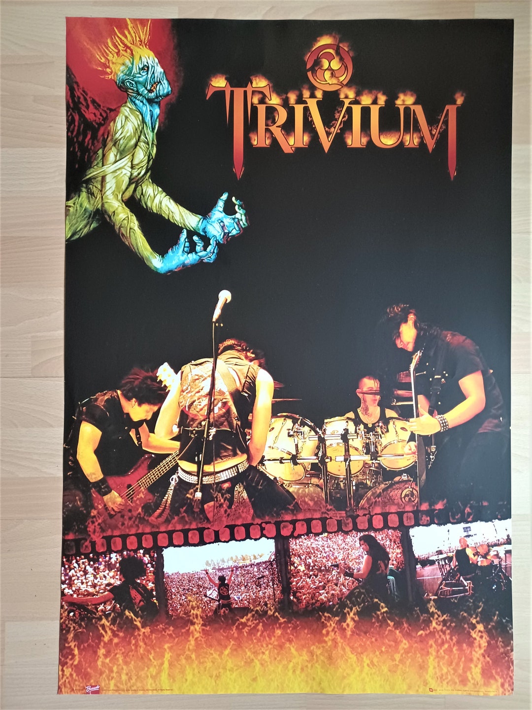 Trivium Authentic Licensed 2005 Poster - Etsy UK
