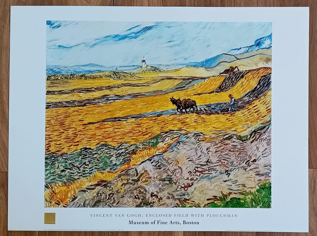 Vincent Van Gogh - Original 1998 Museum of Fine Art Boston Large Print ...