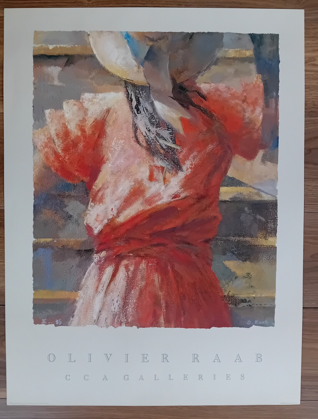 Oliver Raab 'red Dress' 1963 Original 1980's - Etsy