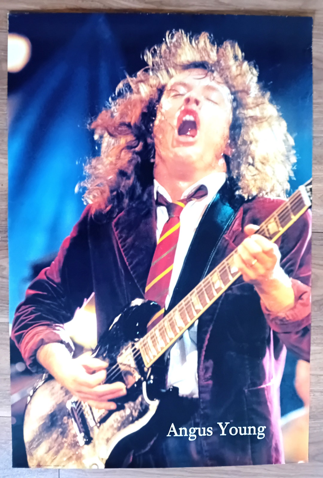 AC/DC Angus Young Original 1980's Poster - Etsy