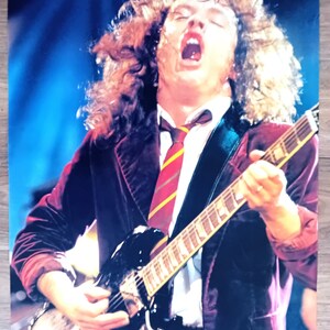 AC/DC Angus Young Original 1980's Poster - Etsy