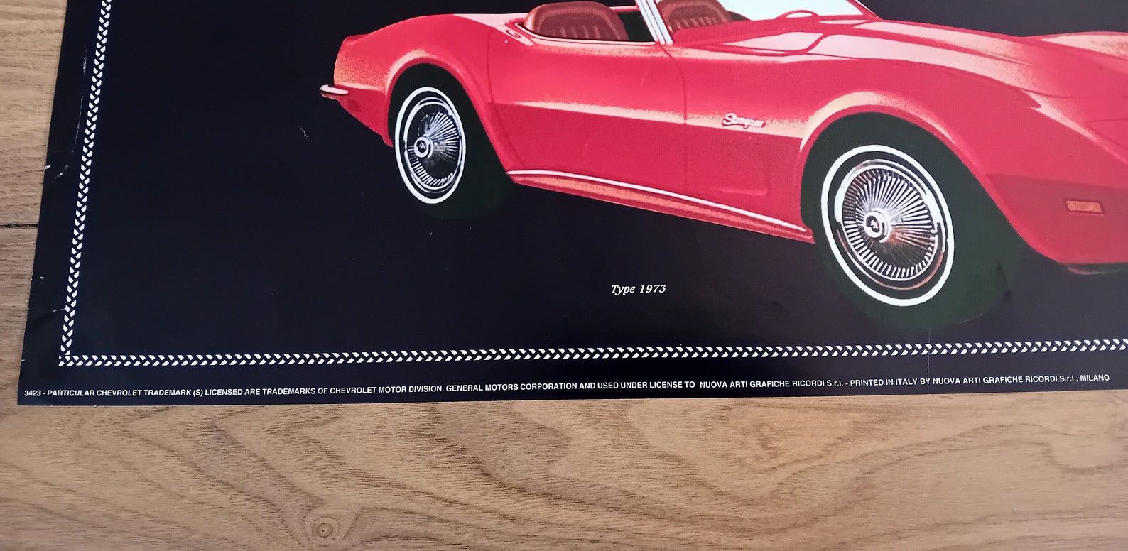Corvette Cars Original 1990's Vintage Poster - Etsy