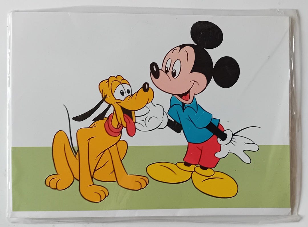 Walt Disney - Original 1983 Verkerke Greeting Gard - Etsy