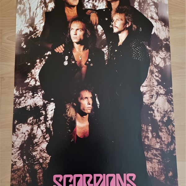 Scorpions Band Poster - Etsy