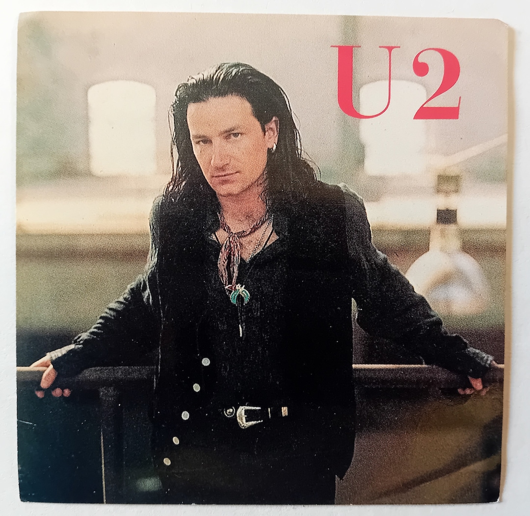 U2 Bono 1980's Vintage Sticker - Etsy
