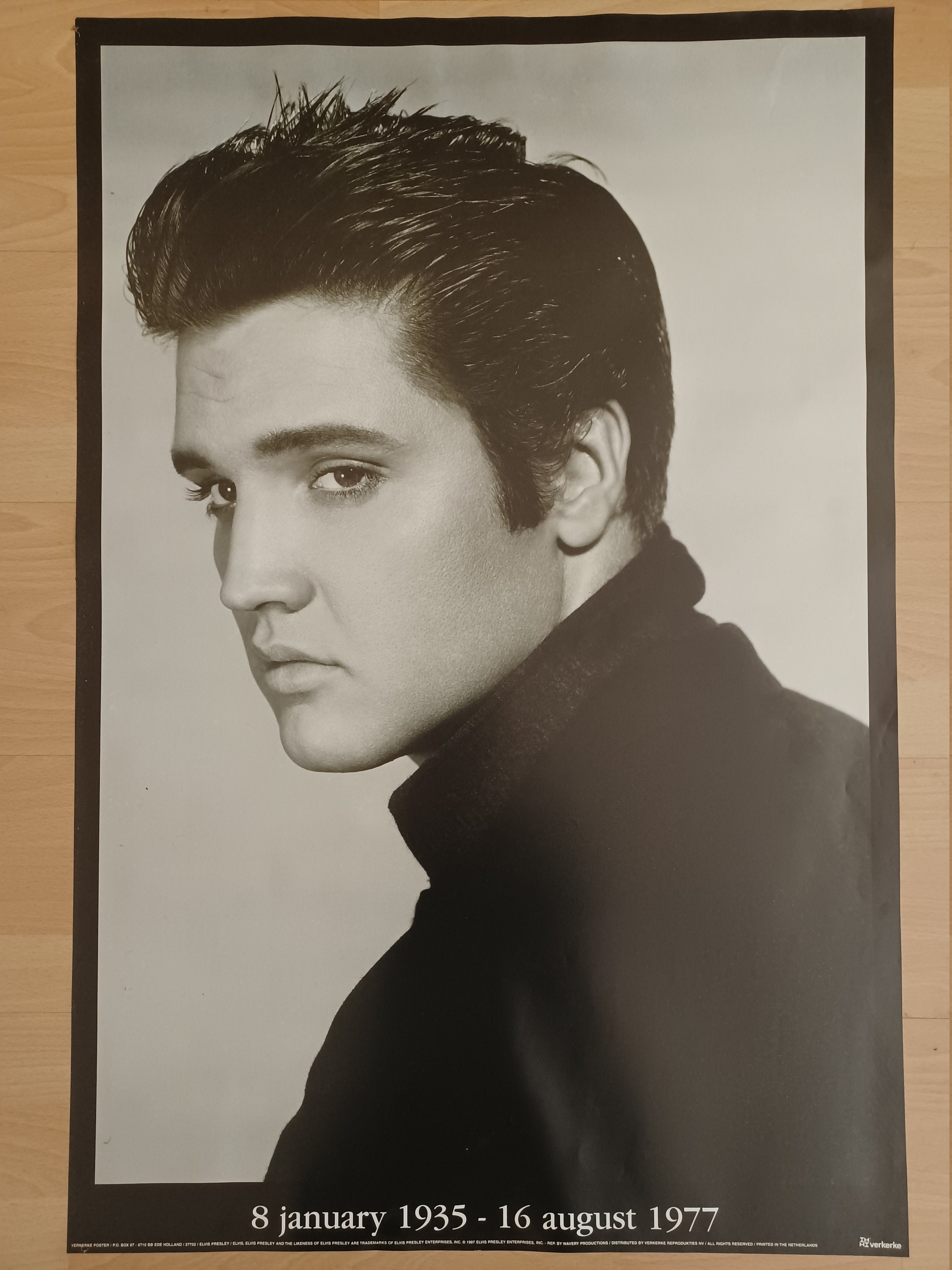Elvis Presley Authentic Licensed 1997 Poster - Etsy