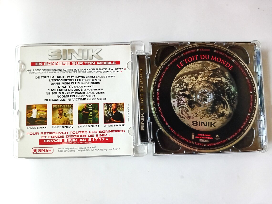 Sinik Le Toit Du Monde CD & DVD 2007 Brand New - Etsy