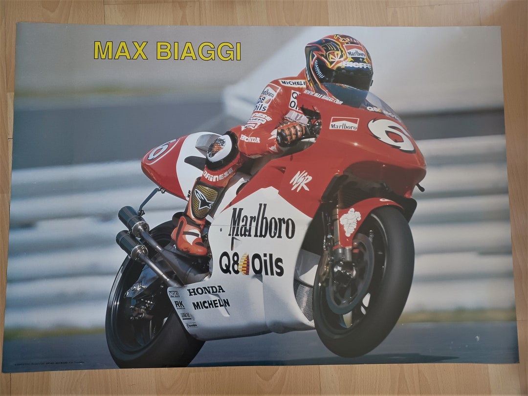 Max Biaggi Original 1990's Poster - Etsy