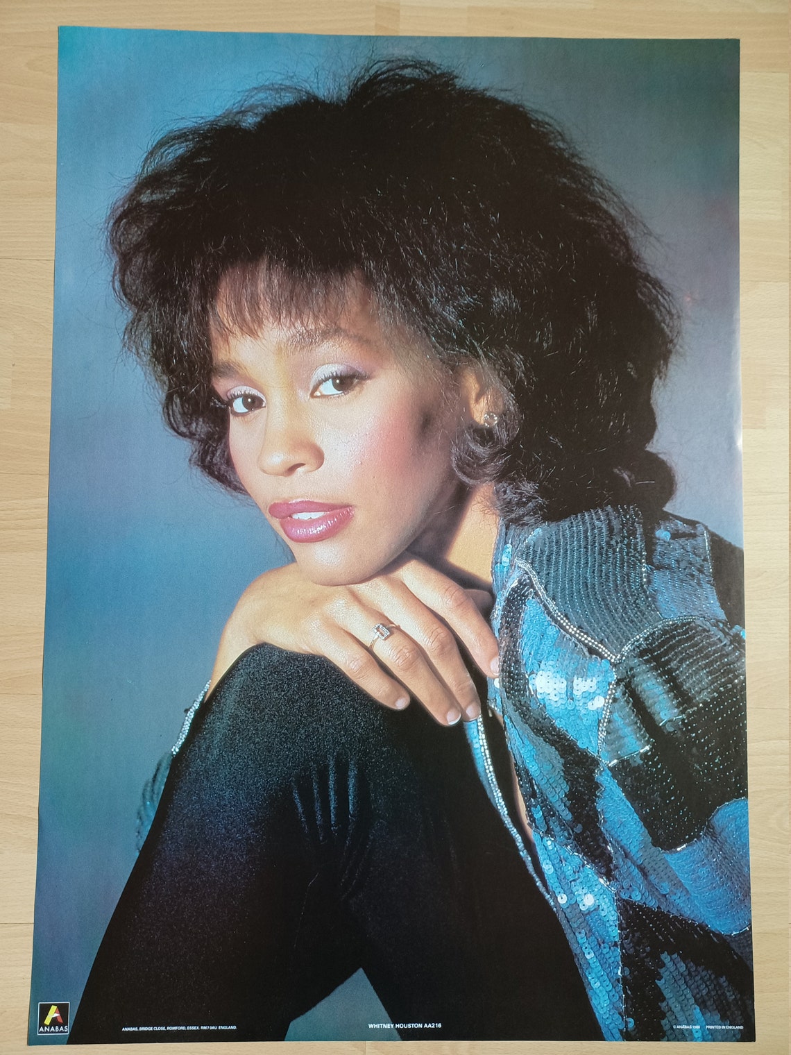 Whitney Houston Authentic 1986 Poster - Etsy