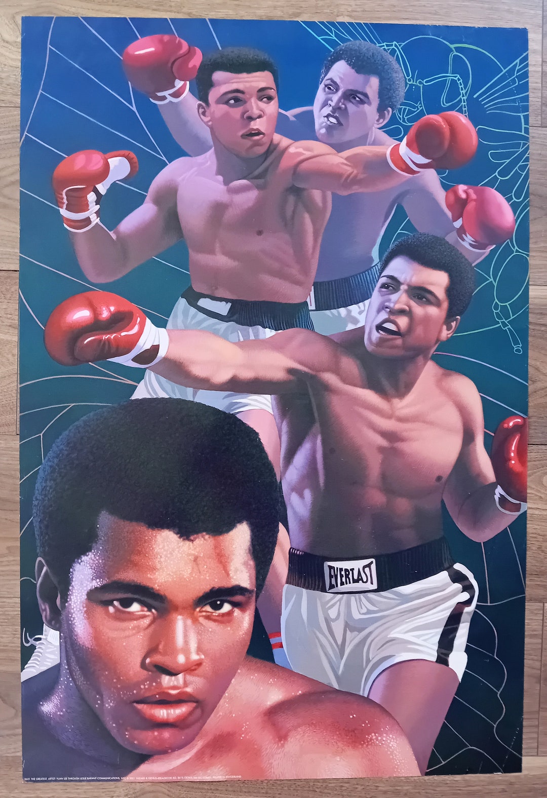 Muhammad Ali Art by Yuan Lee Original 2001 Poster - Etsy