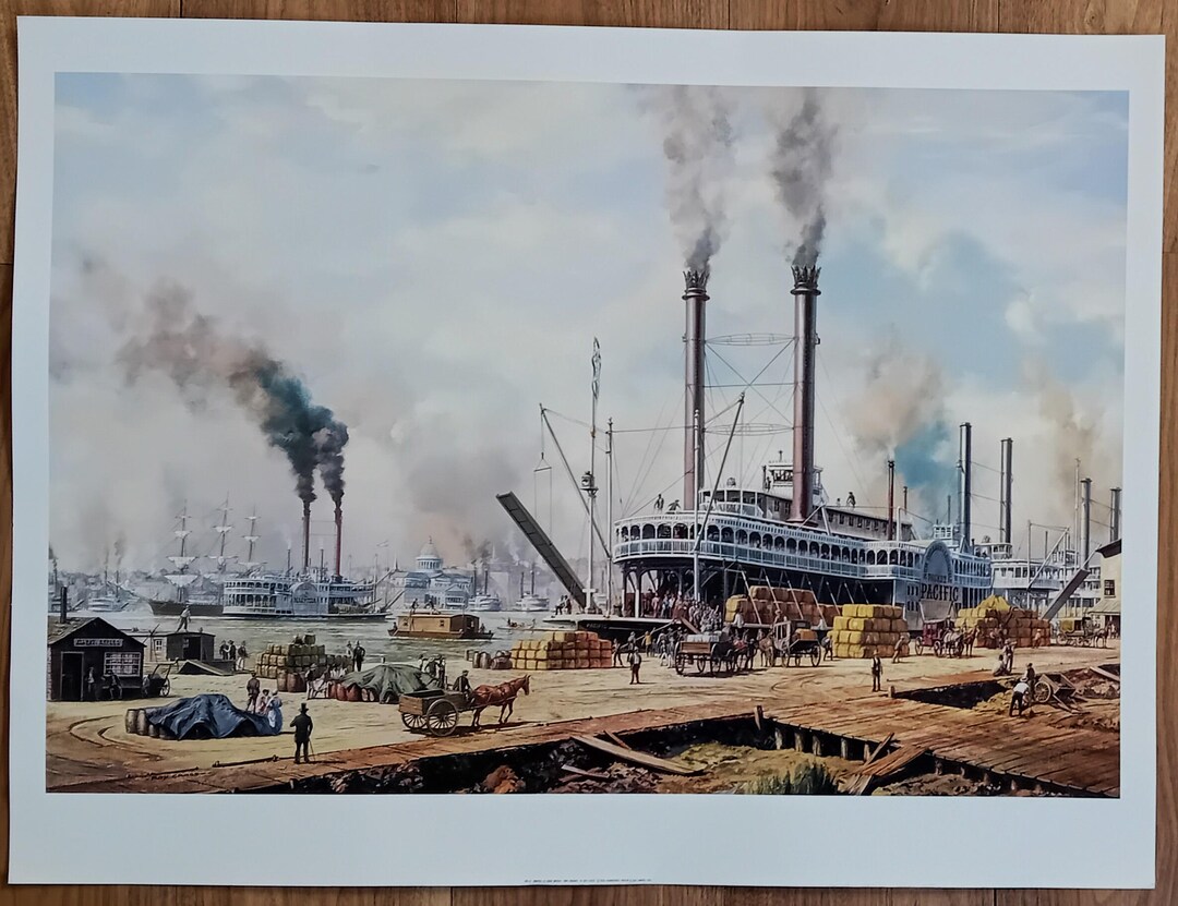New Orleans Art Roy Cross Original 1993 Large Print Poster - Etsy