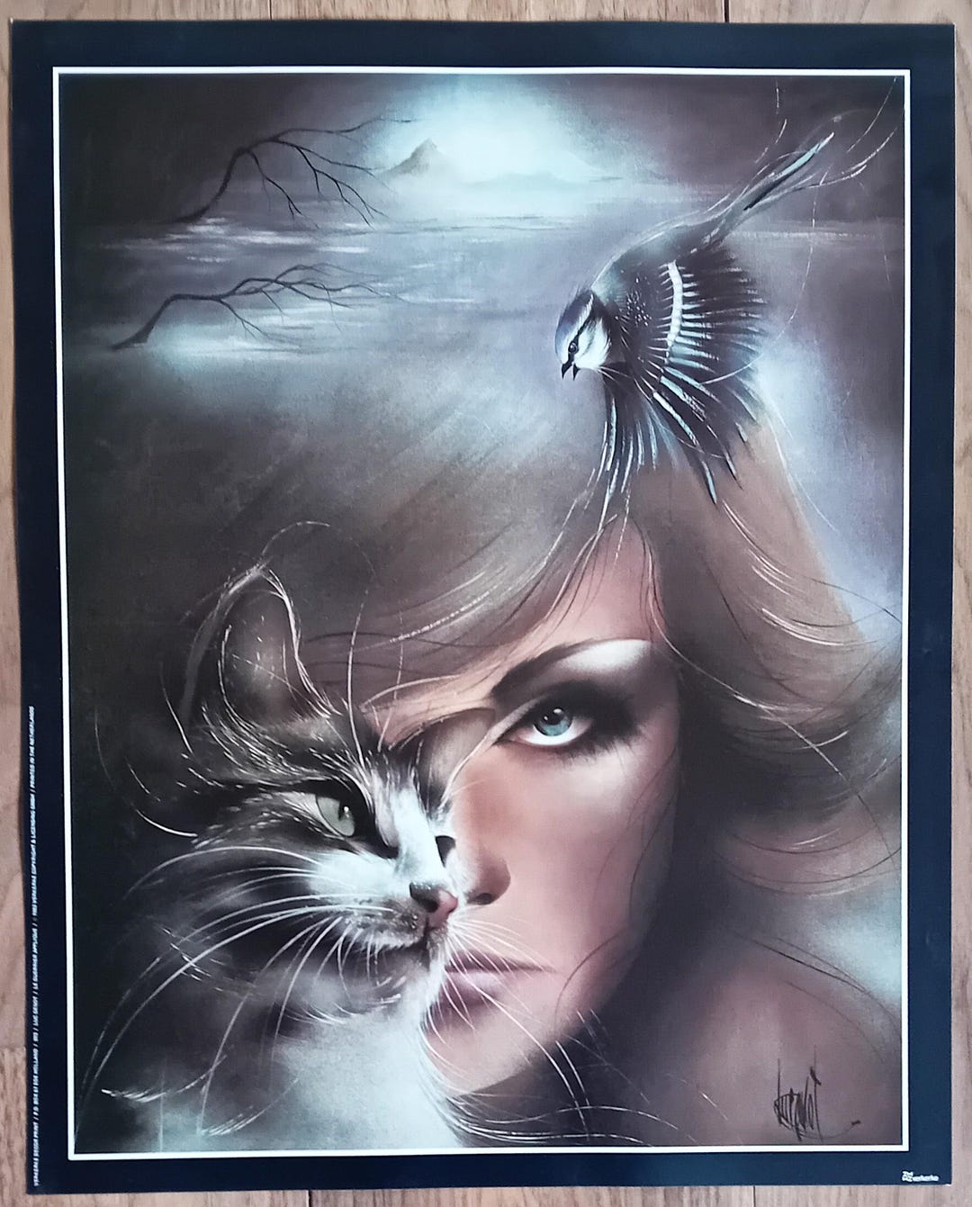 Le Guerrier Applique Art by Luc Genot Original 1982 Verkerke Small ...