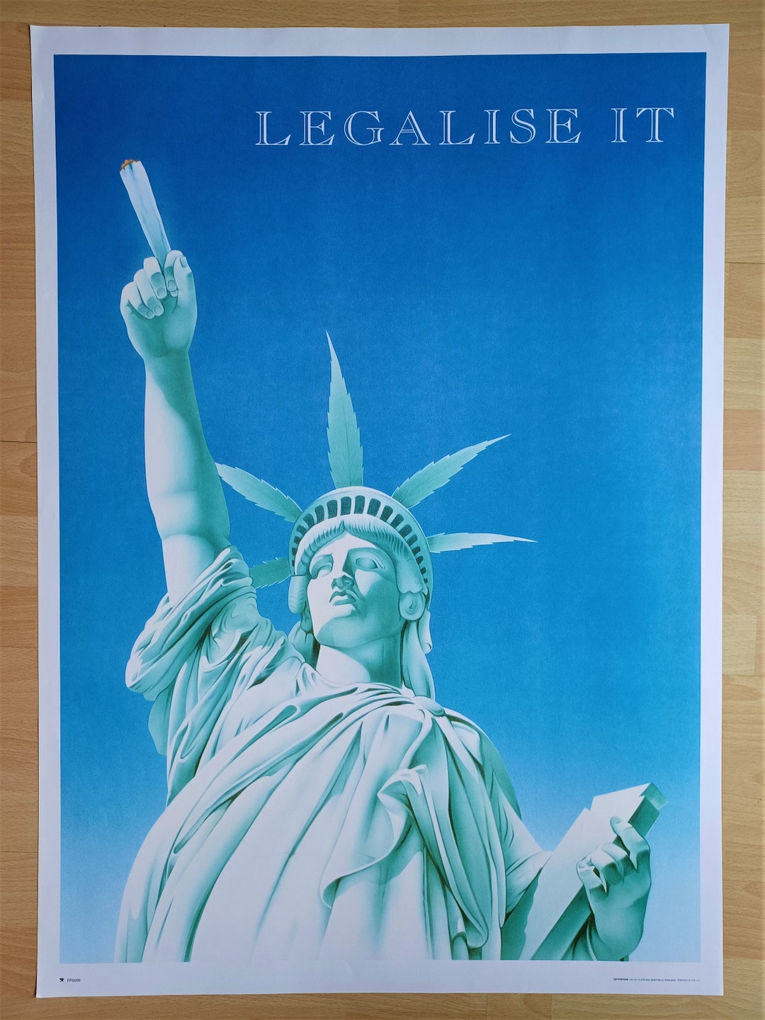 Legalise It Authentic 1990's Poster - Etsy