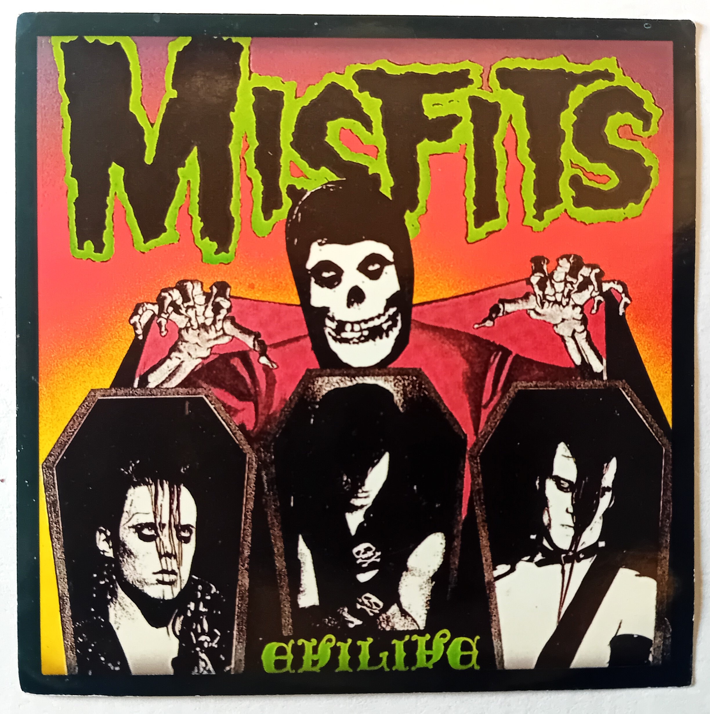 Misfits Evilive 1980's Vintage Sticker - Etsy