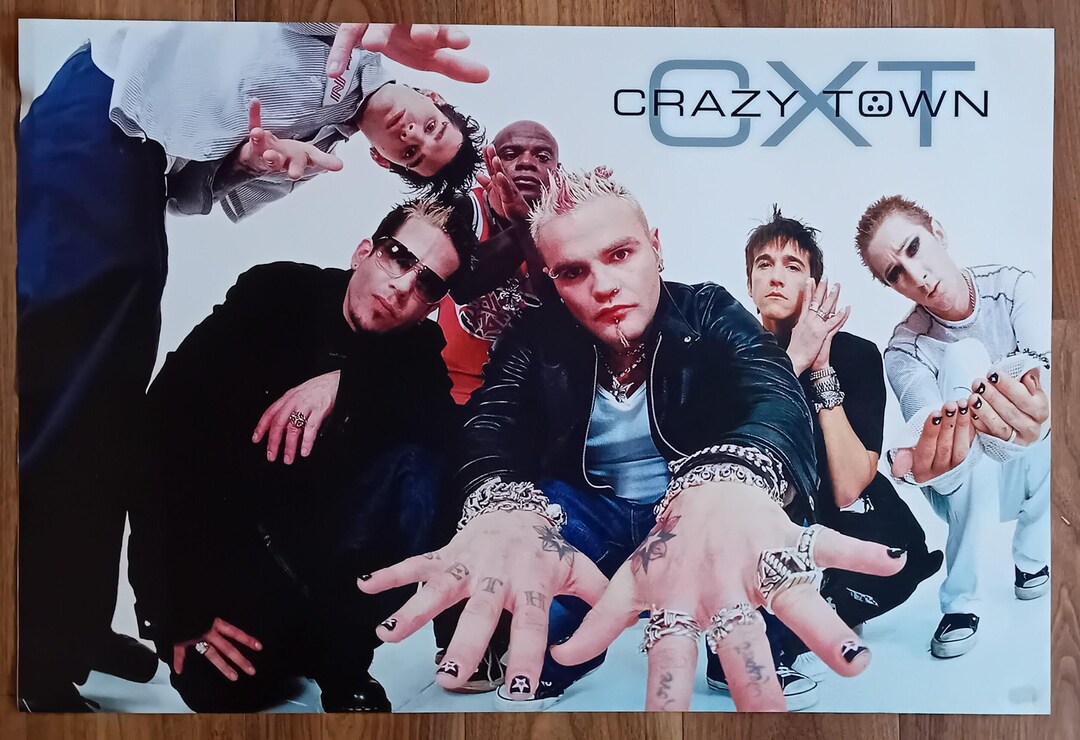 Crazy Town CXT Original 1990's Poster - Etsy