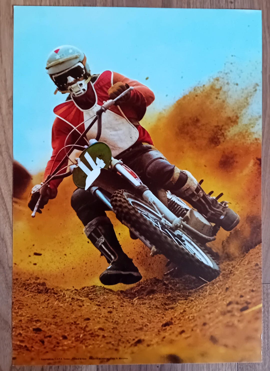 Motocross Moiseev Original Vintage Small Poster - Etsy