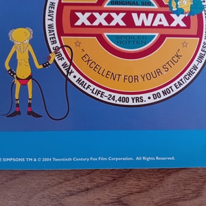 The Simpsons Alphabet Original 2004 Poster - Etsy