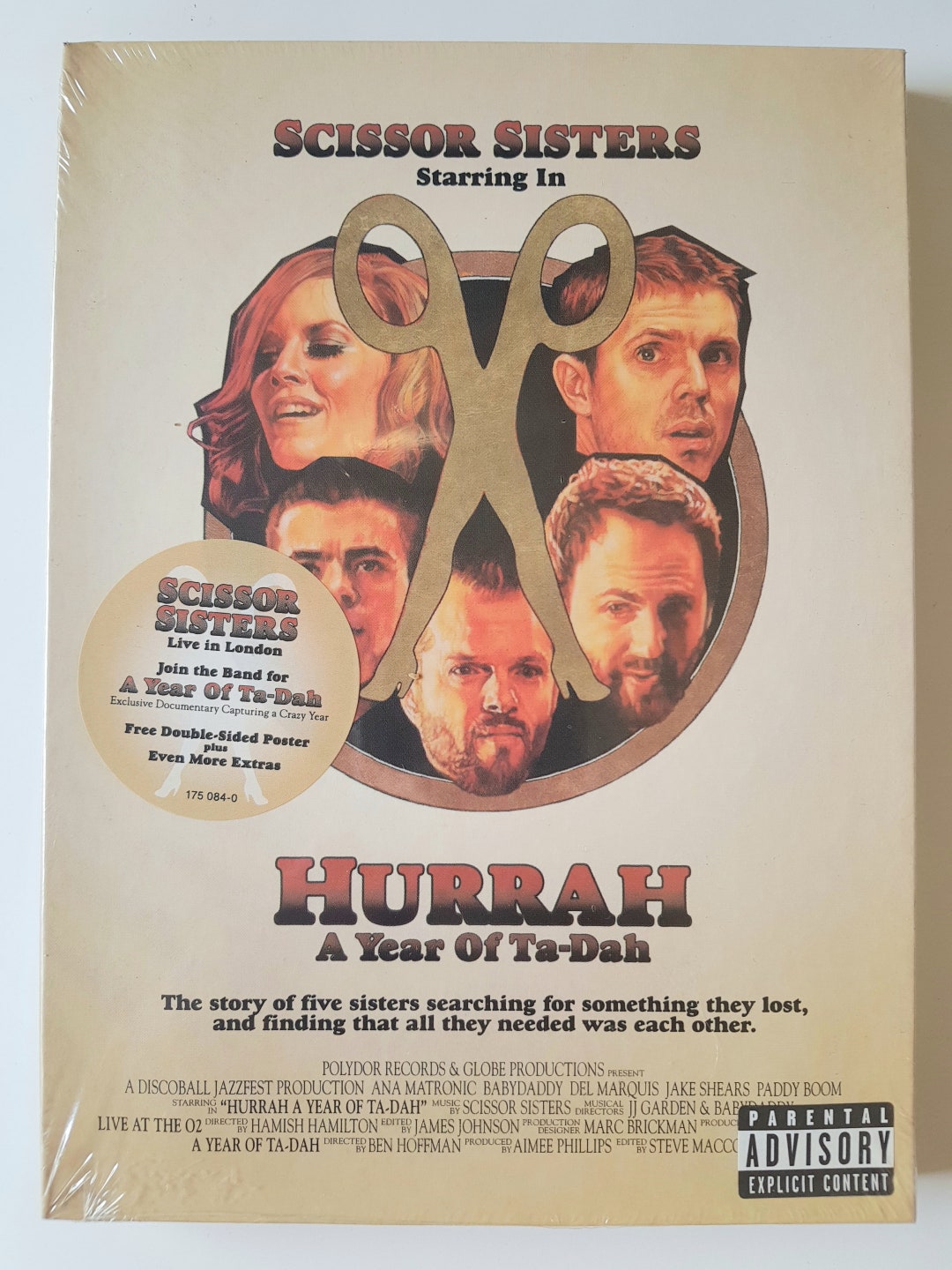 Hurrah A Year of Ta-dah Scissor Sisters DVD Brand New Sealed - Etsy