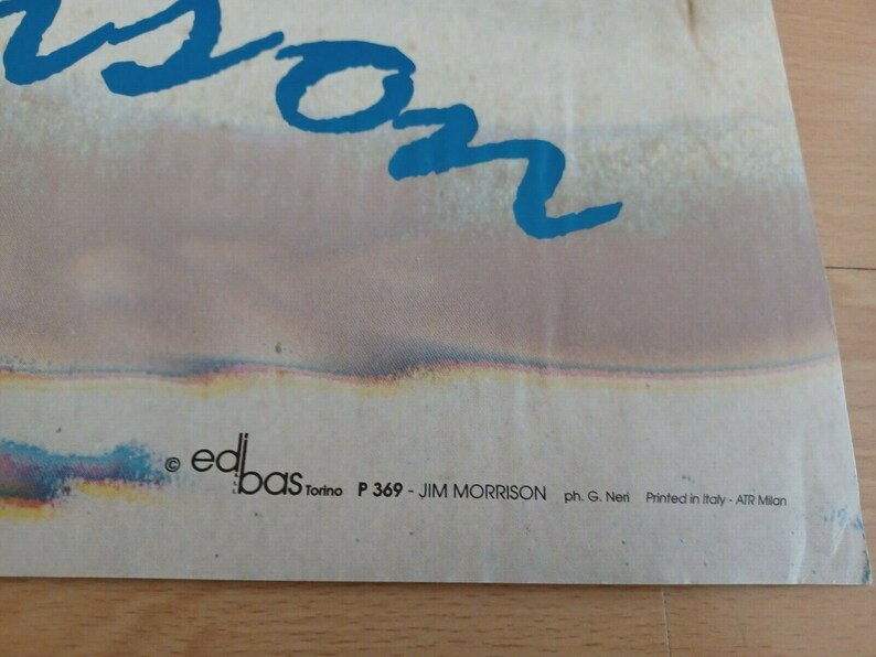 Jim Morrison Original 1980's Poster - Etsy